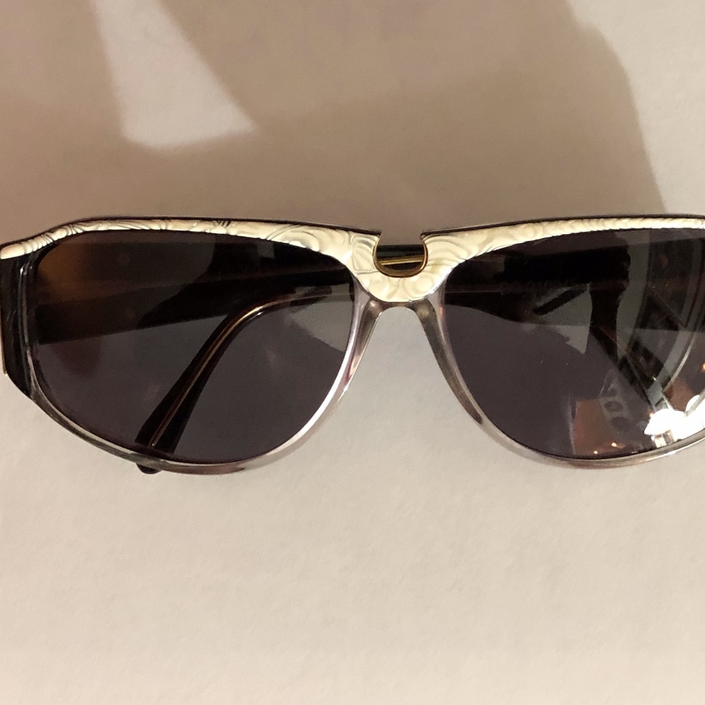 1980 Rare Vintage Gucci Sunglasses Shield Pearlized - Gem
